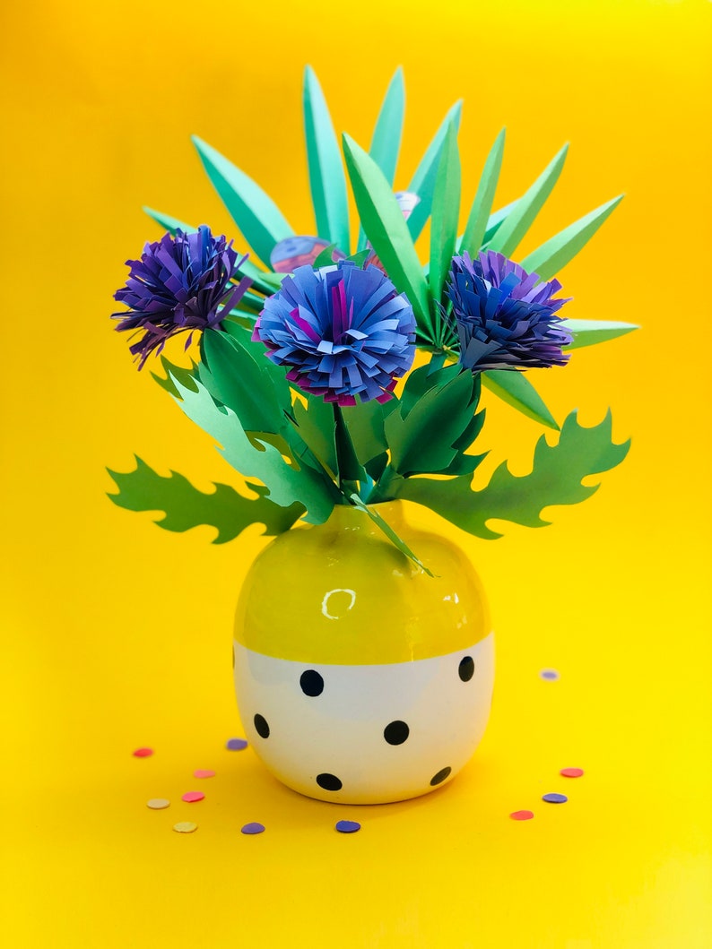 DIY Paper Thistle Template: Scottish Burns Night Decoration (PDF ...