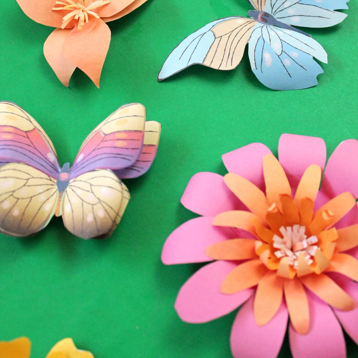 paper-flower-crown-craft-kit-make-a-paper-flower-crown-etsy