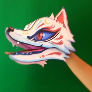 Kitsune Craft Activity Kit Templates. Download DIY Puppets, Masks and ...