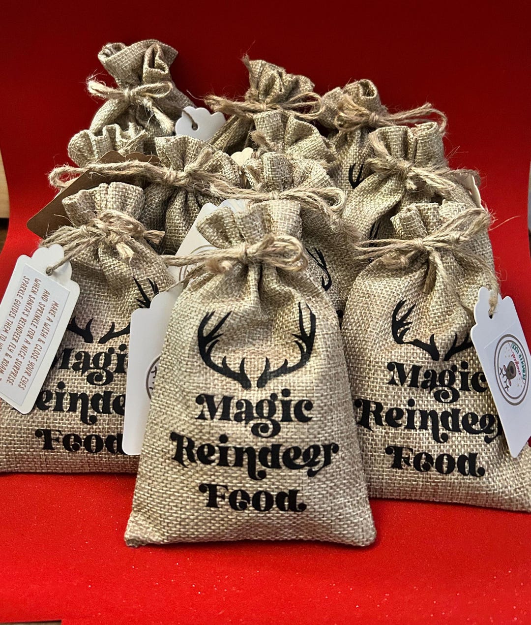 Reindeer Food in Personalised Bag. - Etsy
