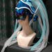 LED Light-up Futuristic Hairpiece With Animated Glow and Visor LED ...