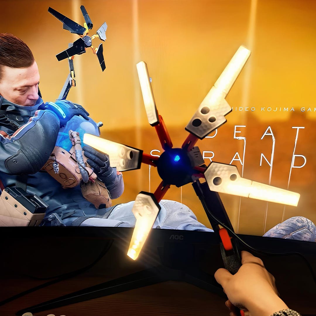 Custom Death Stranding Desk LED Light, Terrian Scanner Table Lamp ...