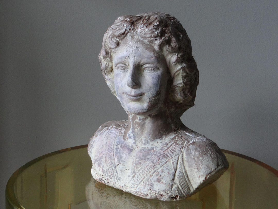 Terracotta Sculpture, Bust of a Smiling Young Ephebe, Young Man in ...