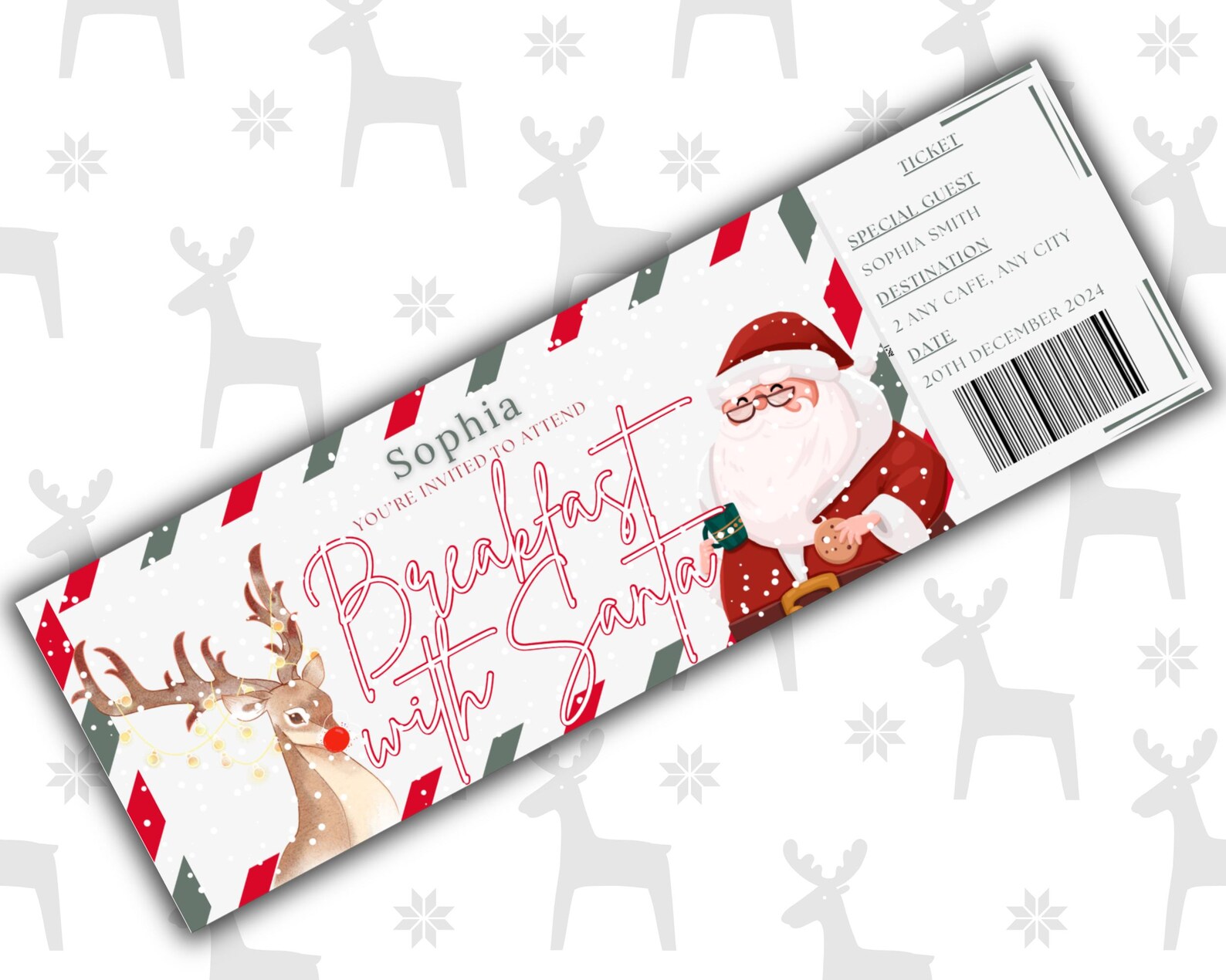 Digital Kids Christmas Breakfast With Santa Ticket | Father Christmas ...