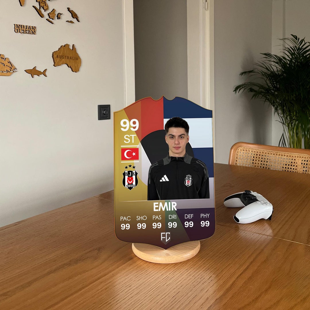 Personalized FIFA Card Make Your Mark: EURO 2024 Football Gift EAFC 24 ...