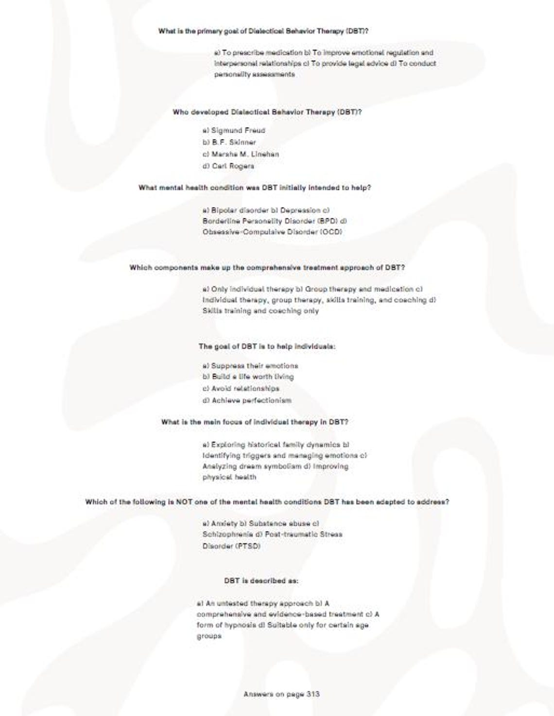 DBT Therapy Book, Workbook, Self-help Worksheets, Dialectical Behavior ...
