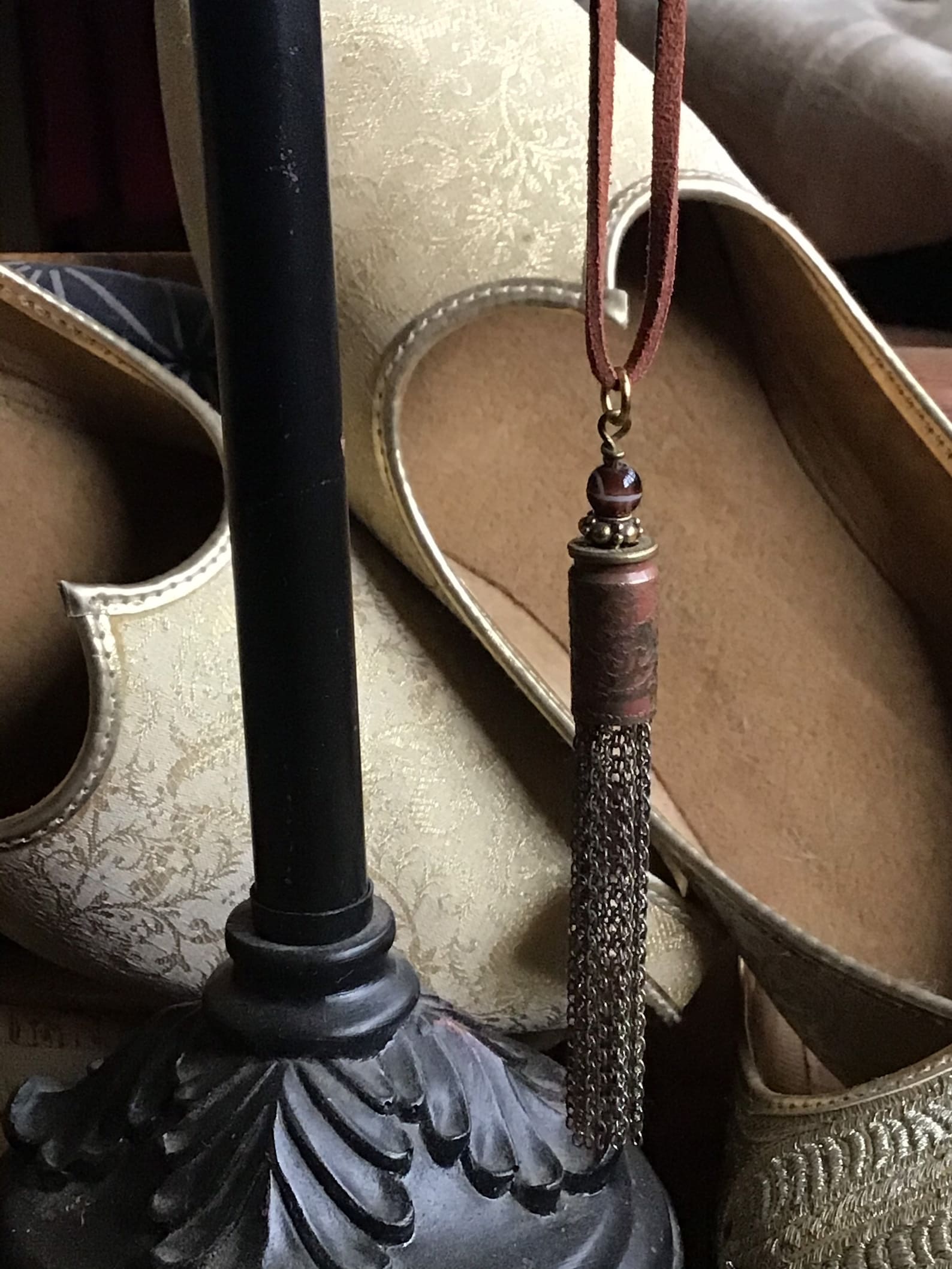 Etched Bullet Casing Pendant With Chain - Etsy