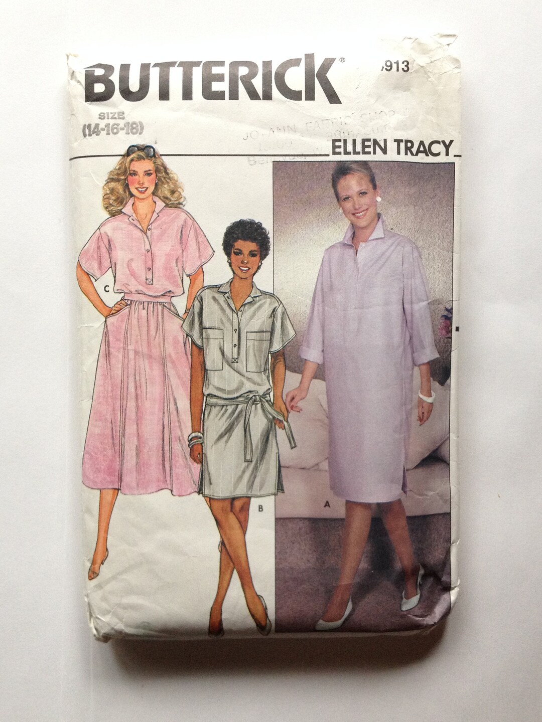 Misses' Dress Belt Top and Skirt Pattern by Butterick - Etsy