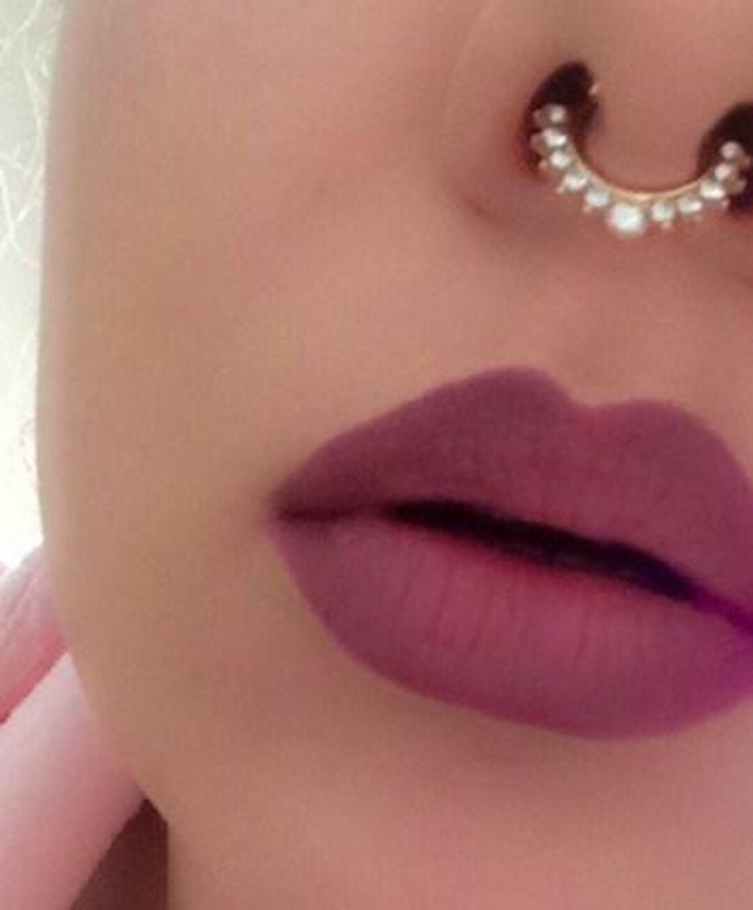 Faux Rhinestone Septum Ring Jewelry Body Jewelry Diamanté - Etsy