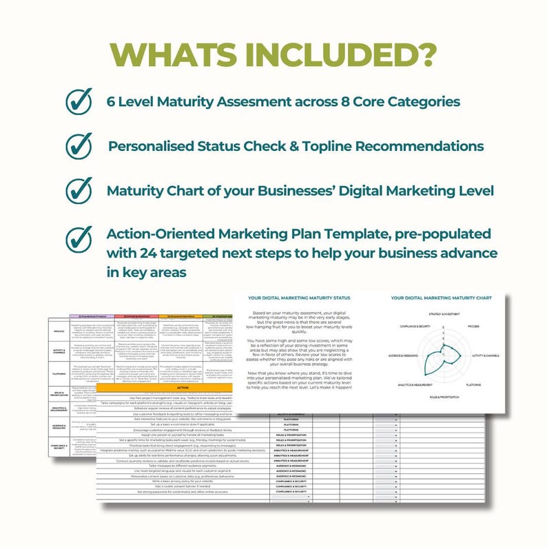 Digital Marketing Maturity Assessment - Including Tailored & Actionable ...
