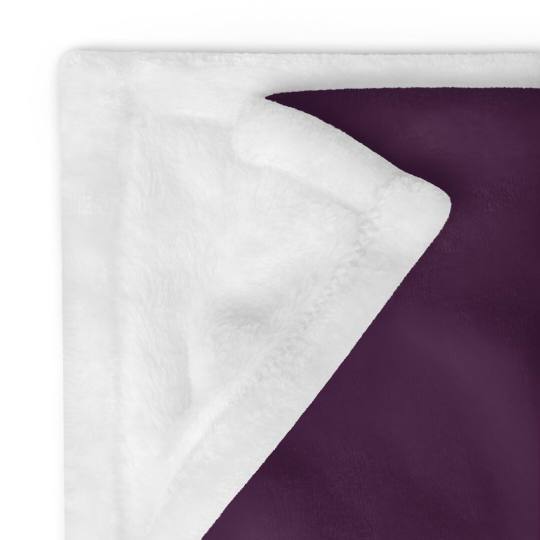 Deep Purple - Throw Blanket - Etsy