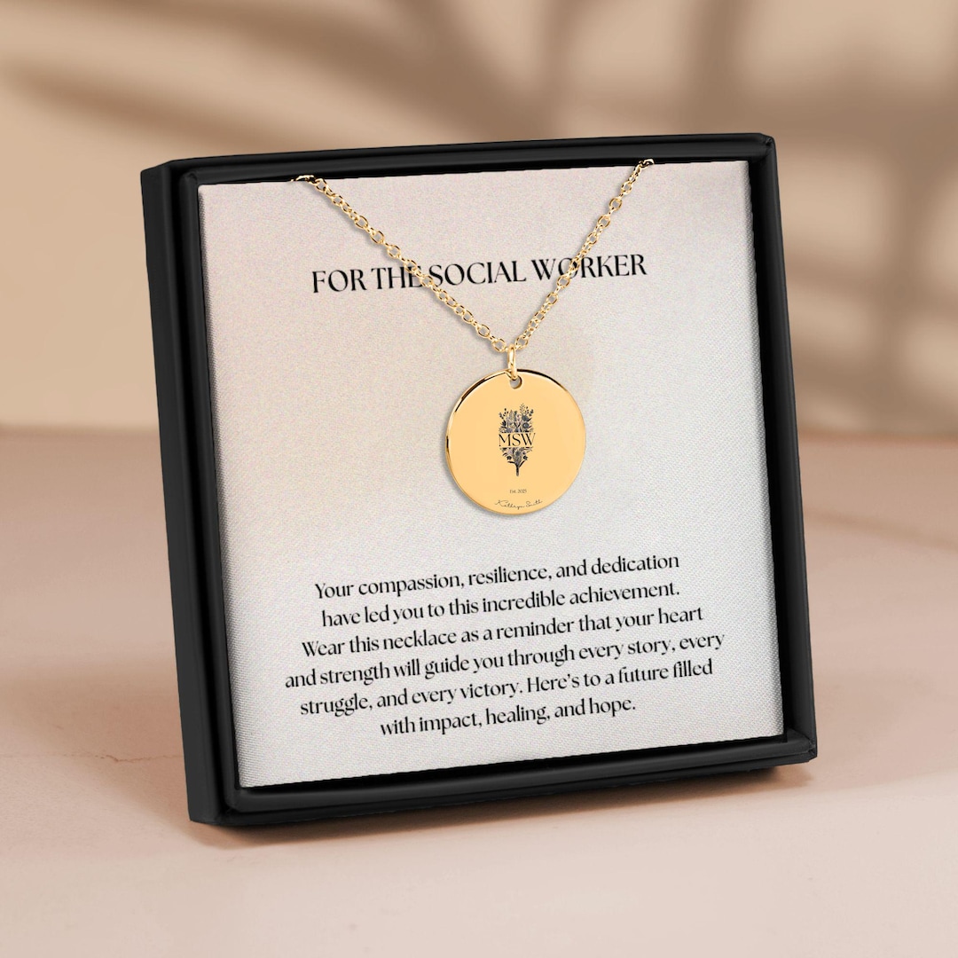 Personalized Masters in Social Work Graduation Gift – Social Worker ...