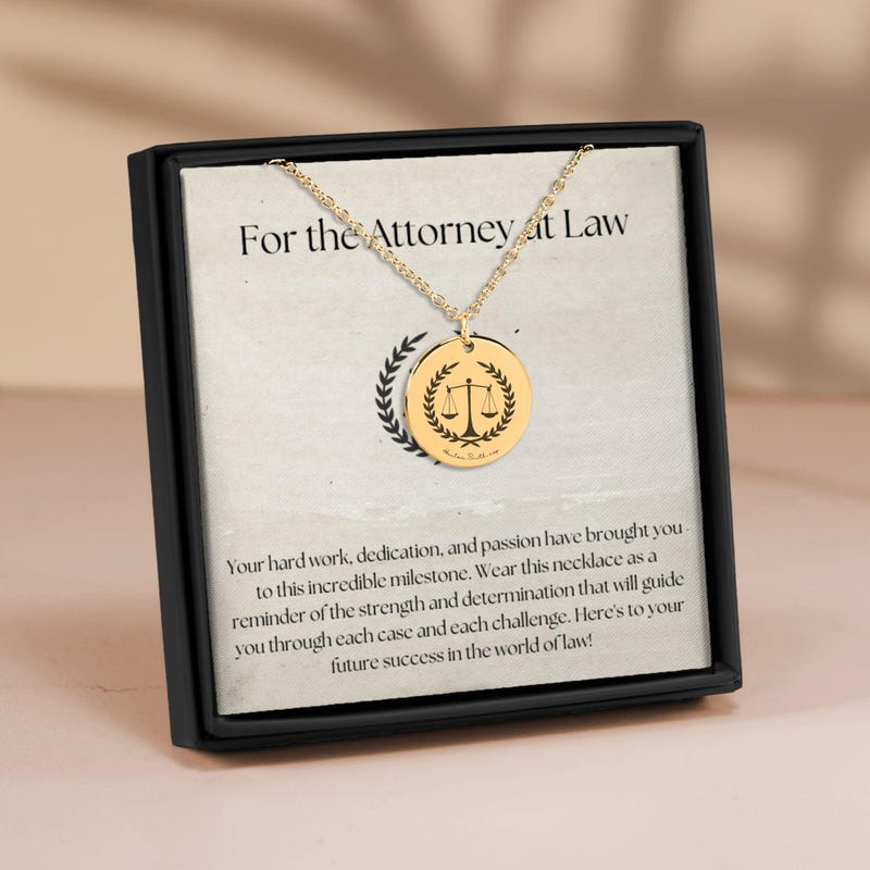 Lawyer Necklace - Etsy