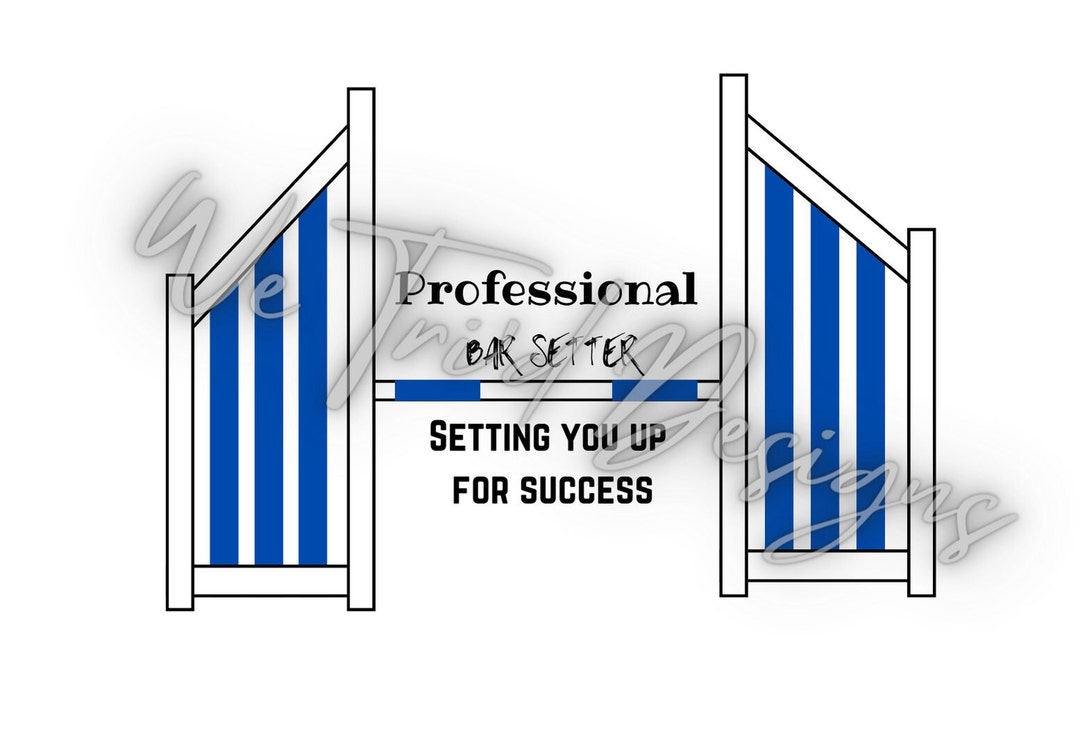 Professional Bar Setter Png - Etsy