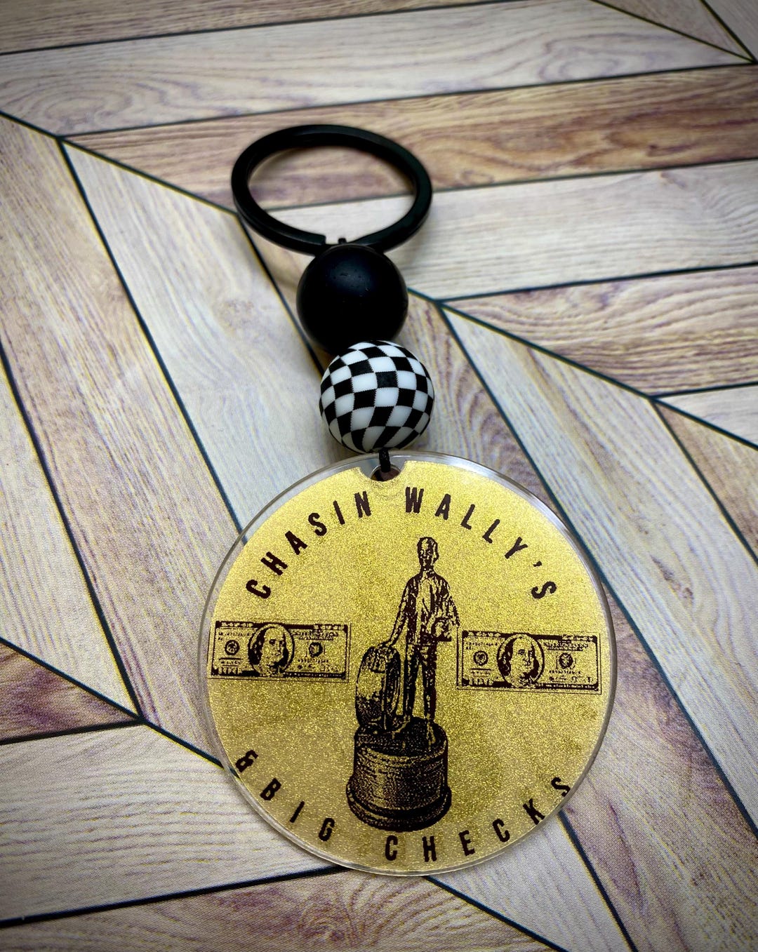 Wally Keychain Drag Racing Trophy Keychain - Etsy