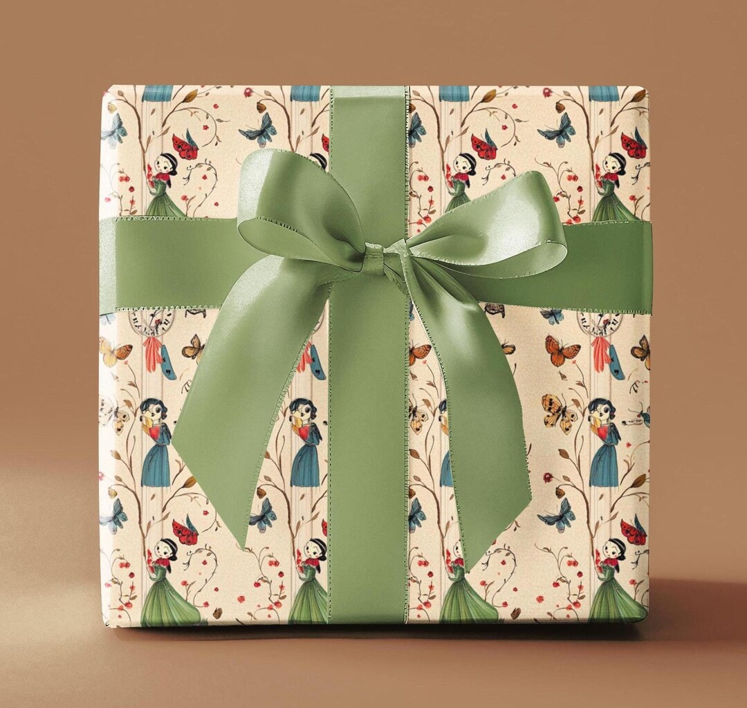 Vintage 1950s Mid Century Modern Christmas Gift Wrapping Paper - Etsy