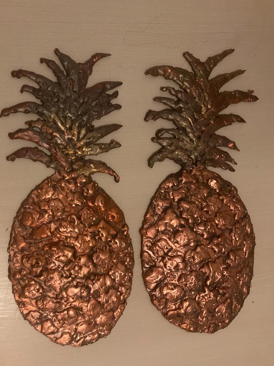 Copper Wall Sculptures (pair) - Etsy
