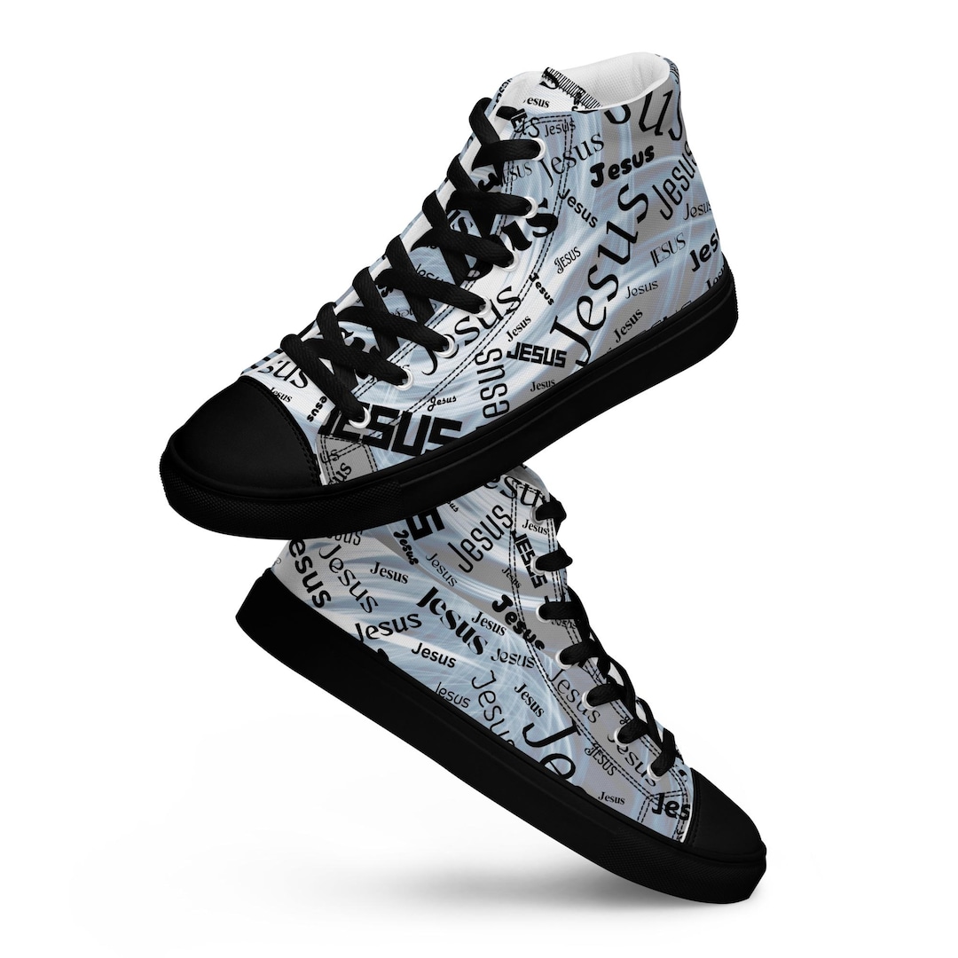Men’s High Top Canvas Shoes - Etsy