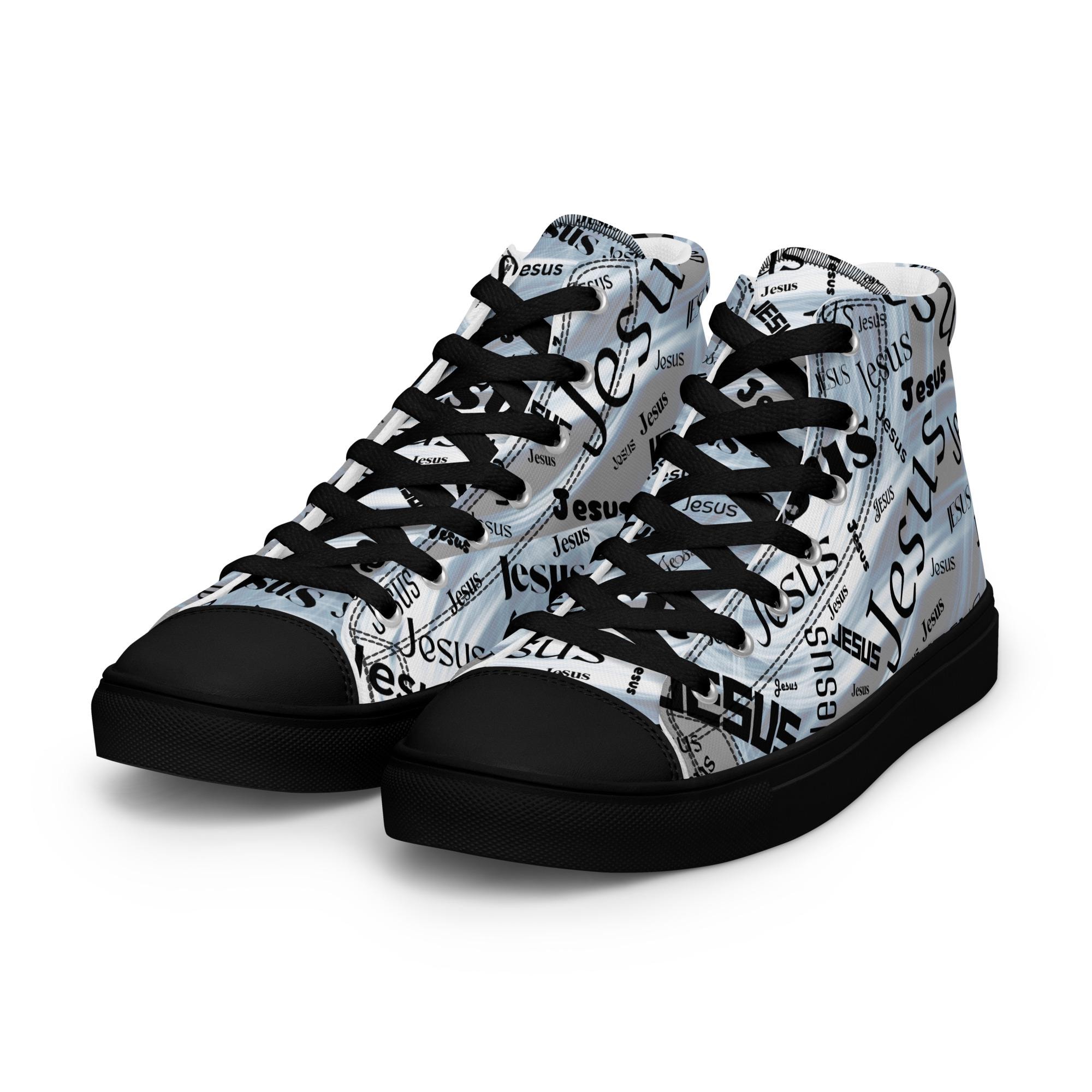 Men’s High Top Canvas Shoes - Etsy