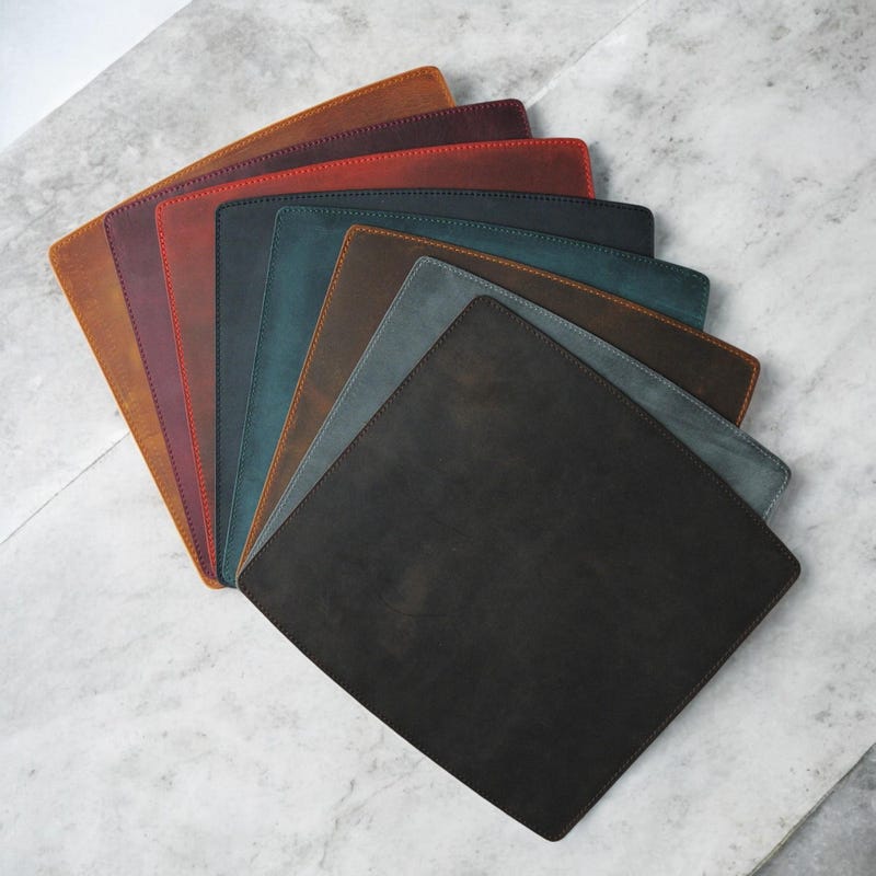 Leather Mouse Pad - Etsy