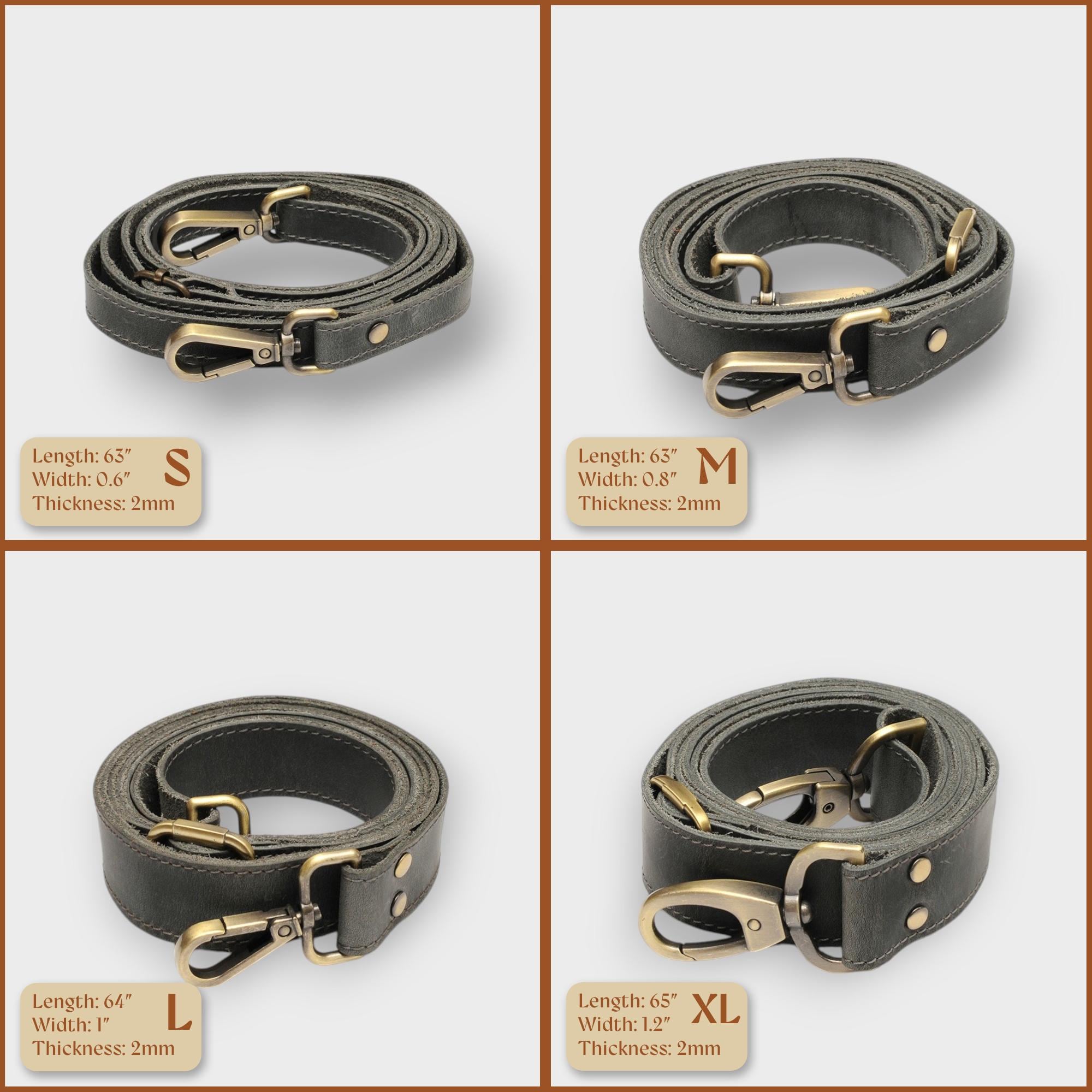 Personalized Leather Replacement Strap, Adjustable Shoulder Strap ...