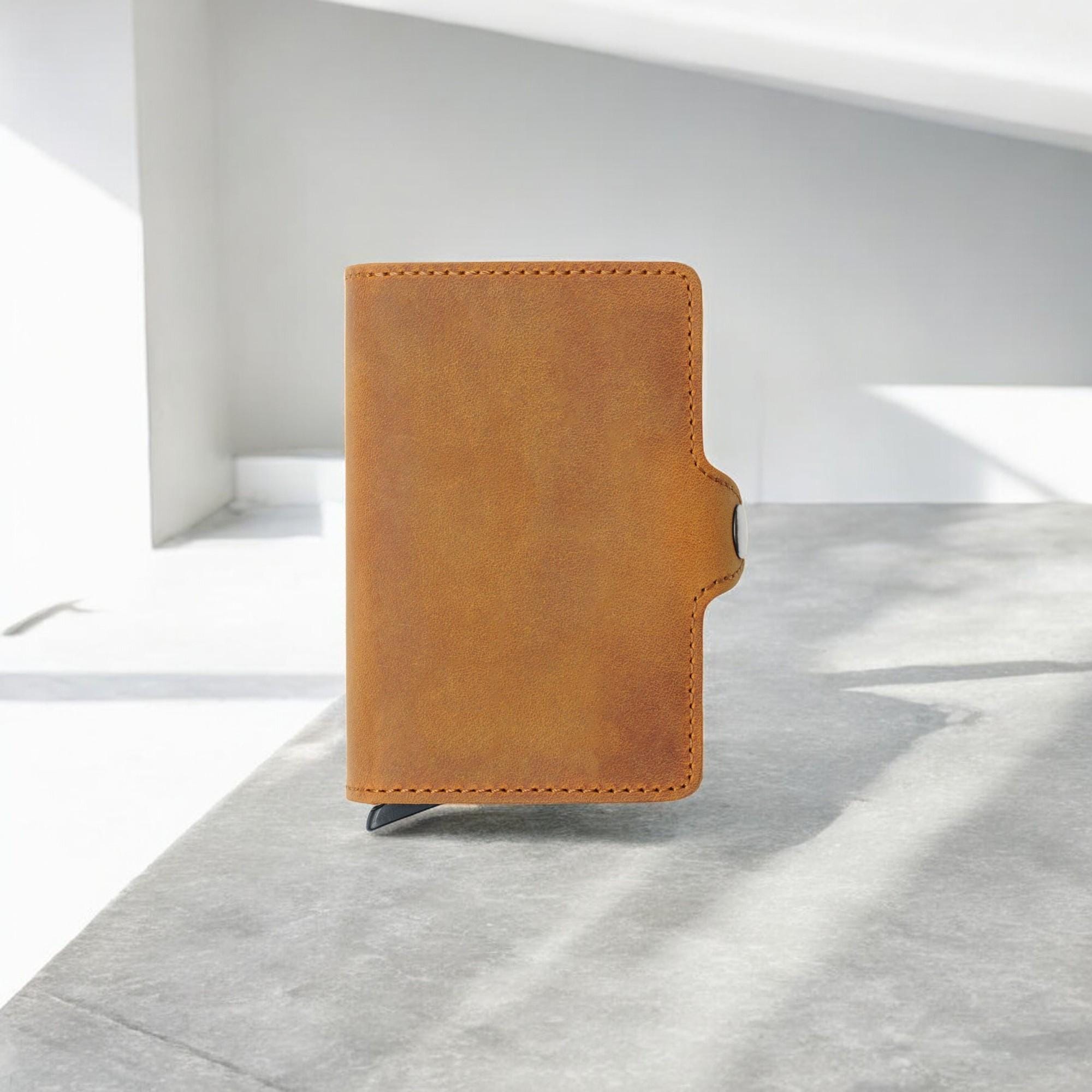 Personalized Dual Case Pop up Wallet, RFID Card Holder, Handmade Wallet ...