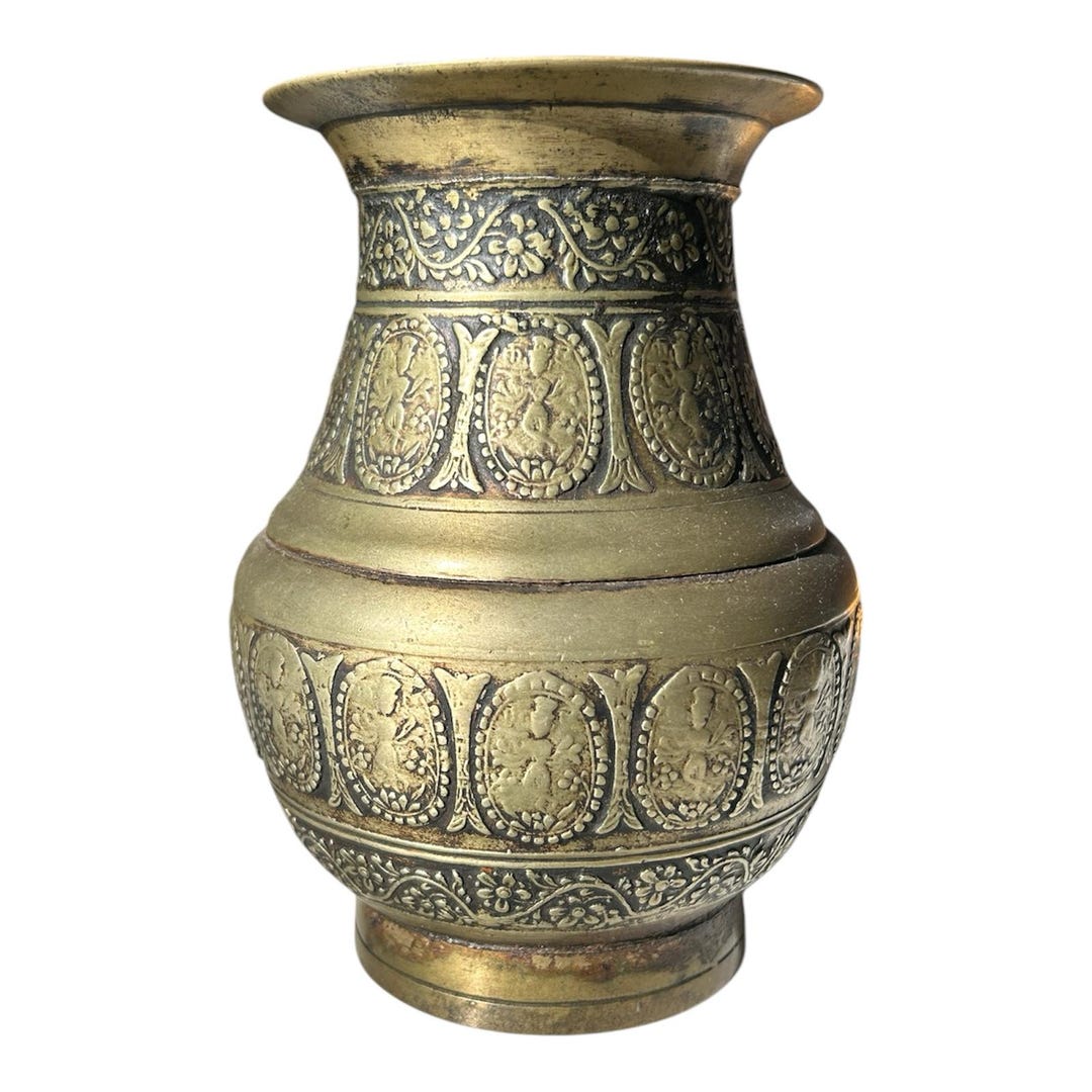 Antique Holy Water Pot/ankhora Engraving Kasare Ilam Nepal - Etsy
