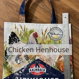 Repurposed Feed Bag Tote – Unique, Eco-friendly & Durable Shopper - Etsy