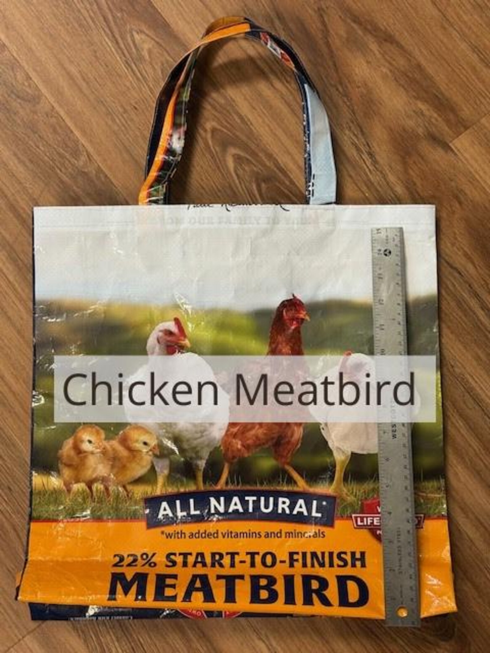 Repurposed Feed Bag Tote – Unique, Eco-friendly & Durable Shopper - Etsy