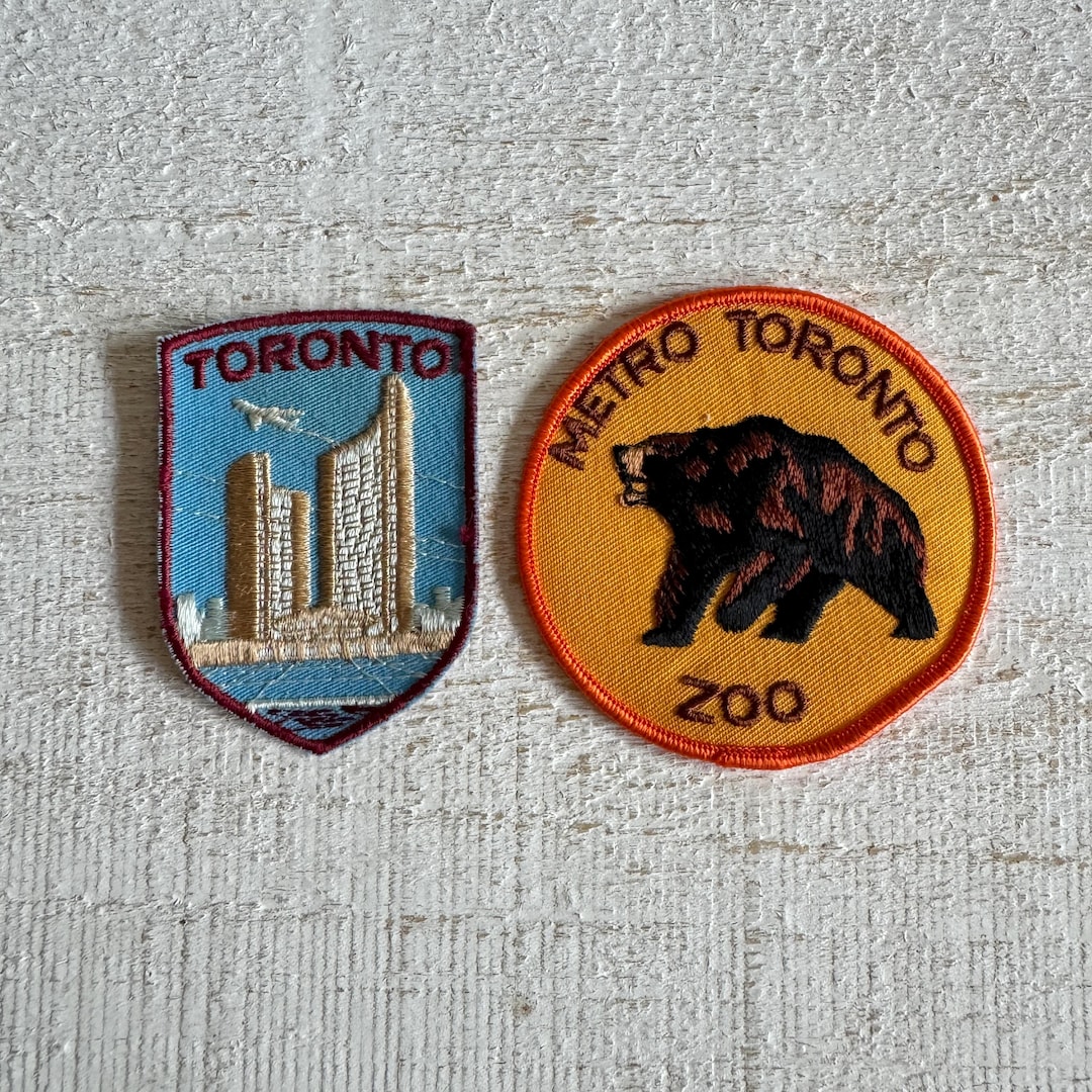 Vintage Souvenir Patches Toronto and Metro Toronto Zoo Patches Toronto ...