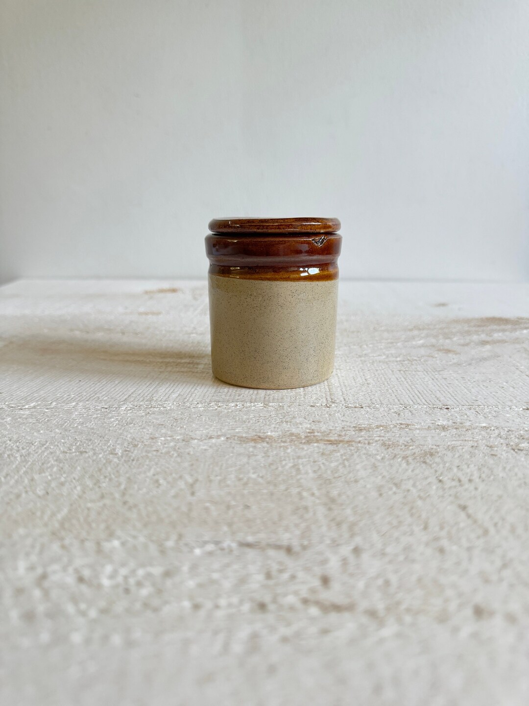 Small 3 Moira Stoneware Jar With Lid Rustic Farmhouse Kitchen Storage ...