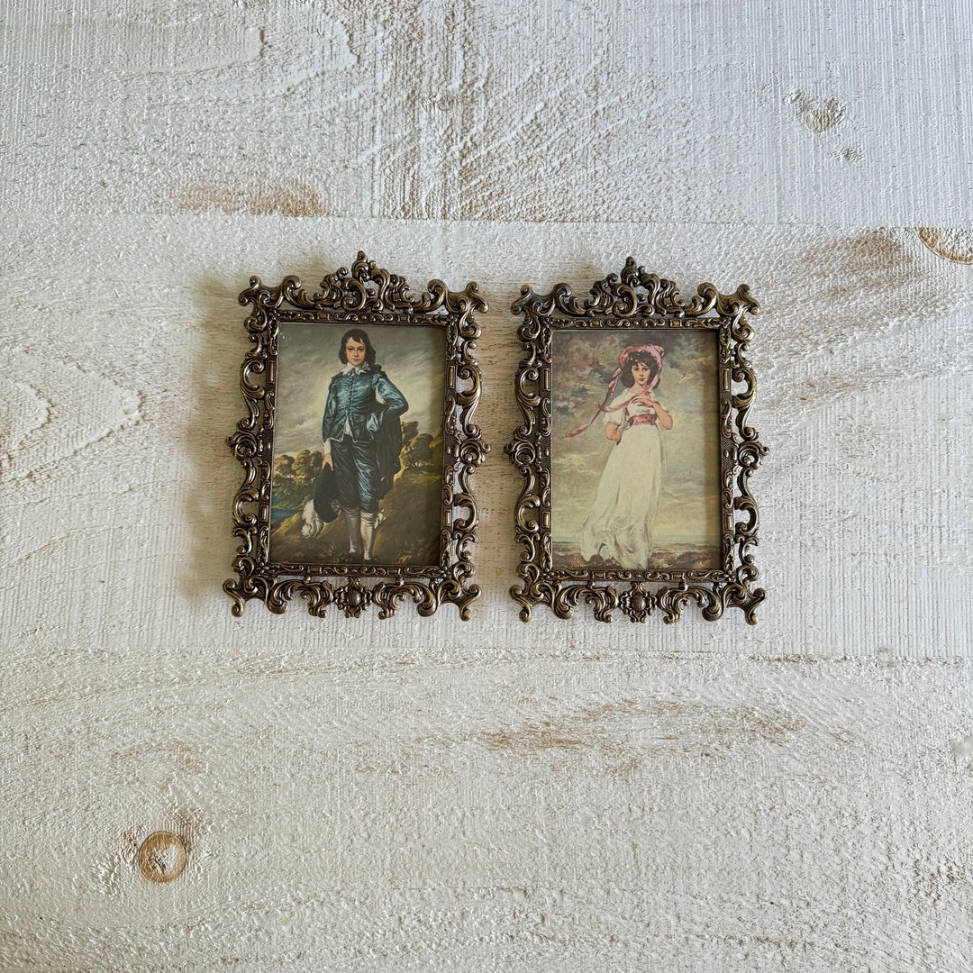 Vintage Metal Picture Frames Made In Italy