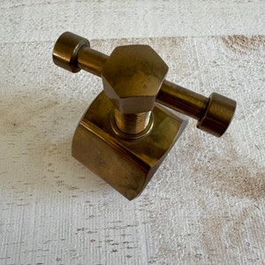 Vintage Brass Nut Cracker Mid Century Brass Twist Nut Cracker Bolt ...