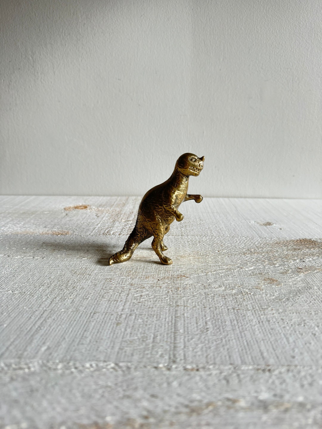 Brass Ceratosaurus Dinosaur Vintage Brass Dino Figurine - Etsy