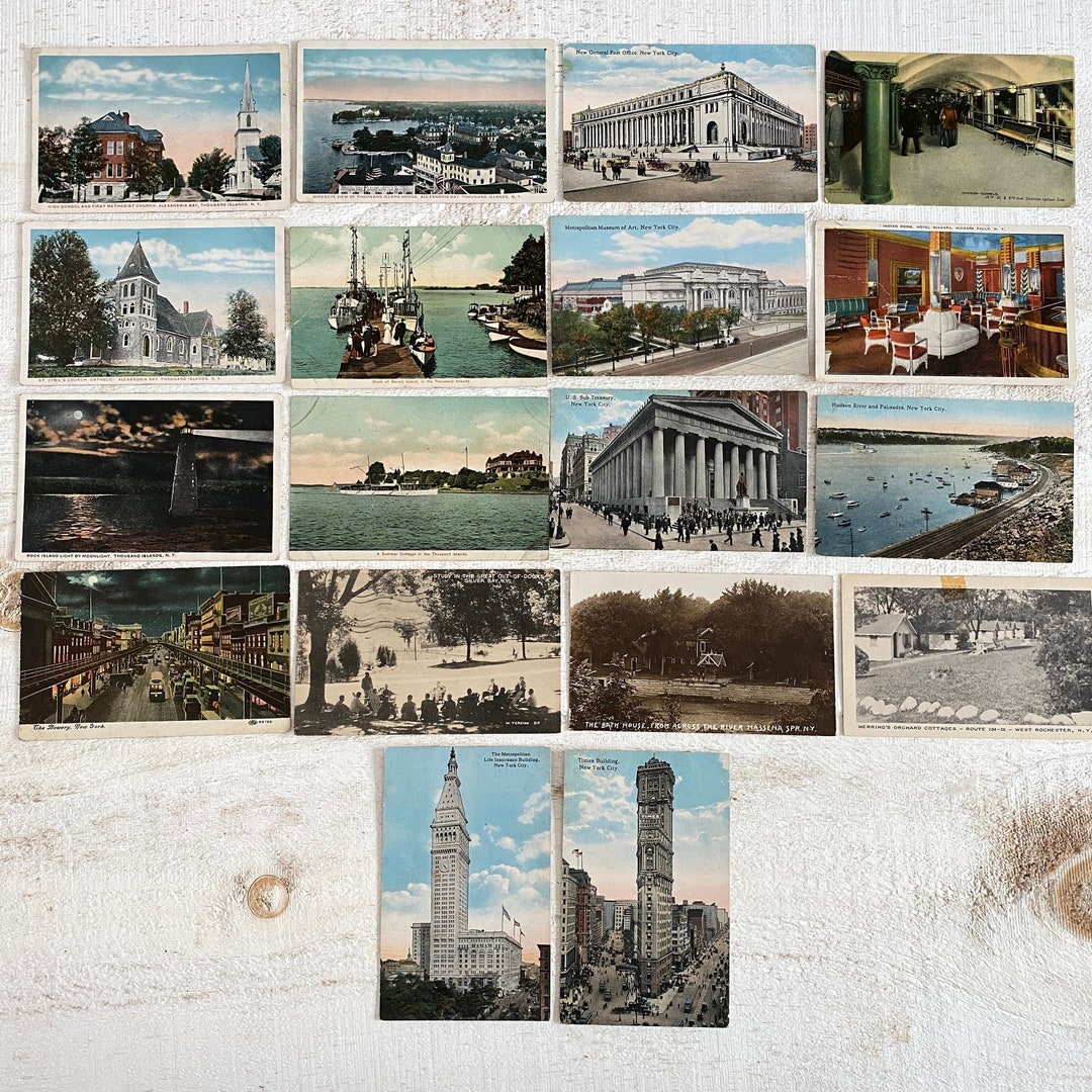 Mixed Vintage New York, USA Postcards Lot of Vintage Postcards Vintage ...