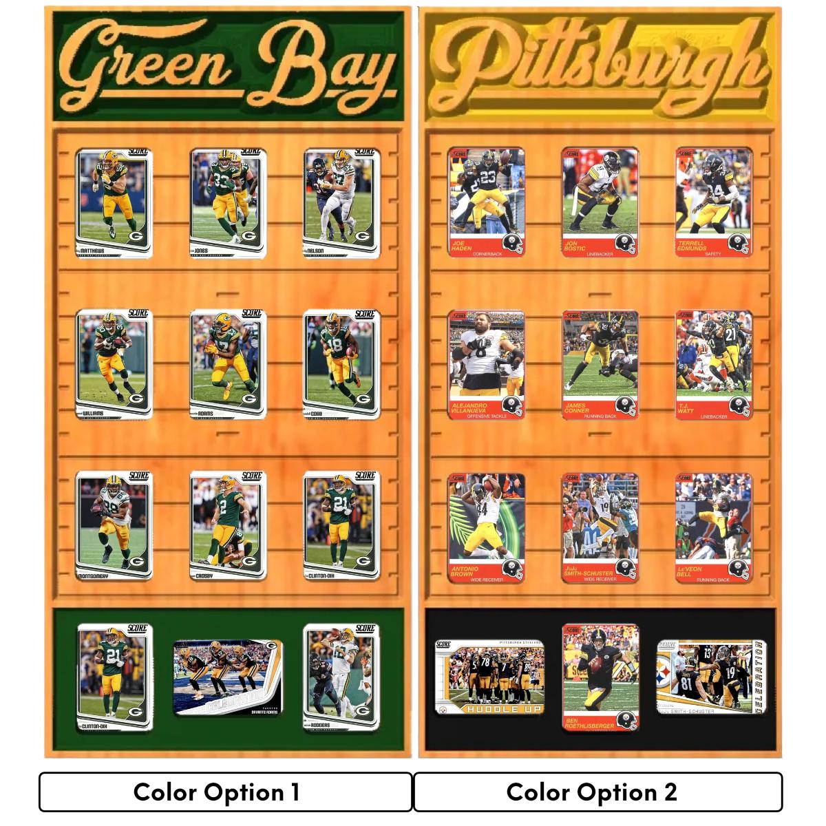 Custom Football Team Display Frame Select Your Favorite Team Sports ...