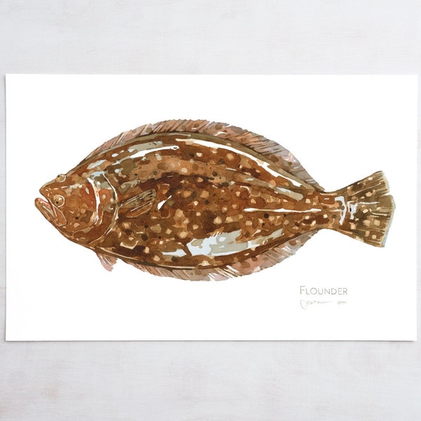 Flounder - Etsy