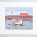 Northern Lights Arctic Fox Art Print Watercolor Illustration Kids Room ...