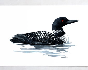 Common Loon Painting