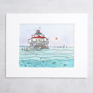 Thomas Point Lighthouse Chesapeake Bay Annapolis Lighthouse Coastal ...