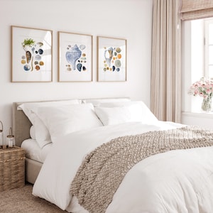 Beachcombing Shells Watercolor Print Set Seashore Beach House Wall ...