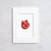 Original Ruby Crystal Watercolor Painting Raw Gemstone Art - Etsy