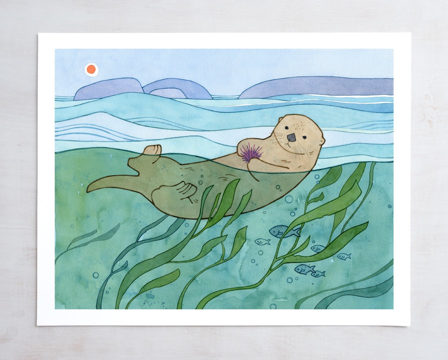How To Draw A Sea Otter Step By Step For Kids