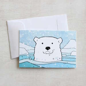 Mini Christmas Gift Tags Cute Holiday Animal Gift Cards Mini Art Cards ...