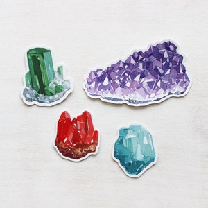 Ruby Sticker Red Crystal Gem Sticker July Birthstone - Etsy