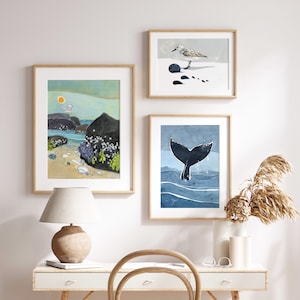 Jetty Beach Art Print Coastal Ocean Wall Art - Etsy