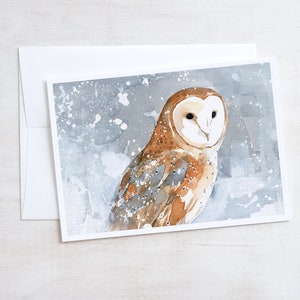 Winter Birds Watercolor Christmas Card Set: Festive Holiday Stationary ...