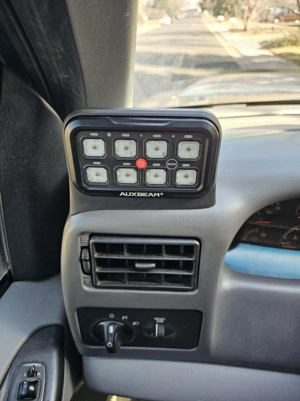 Ford F 250 / F 350 Dash Mount Panel Compatible With Auxbeam AC AR RC ...