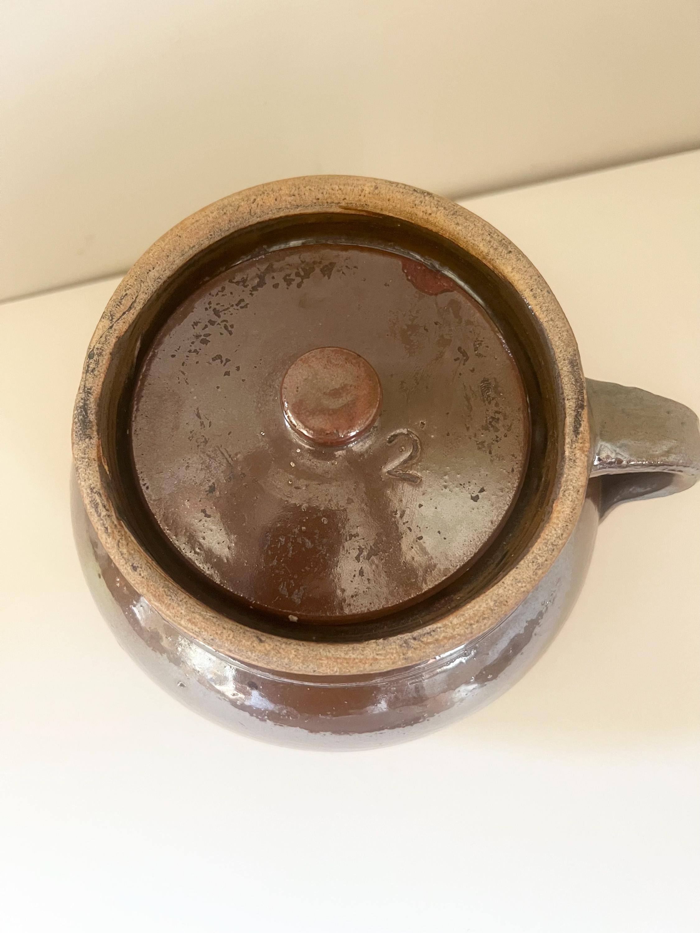 Antique Fulper Bean Pot Fulper Pottery Crock With Lid Fulper Antique ...