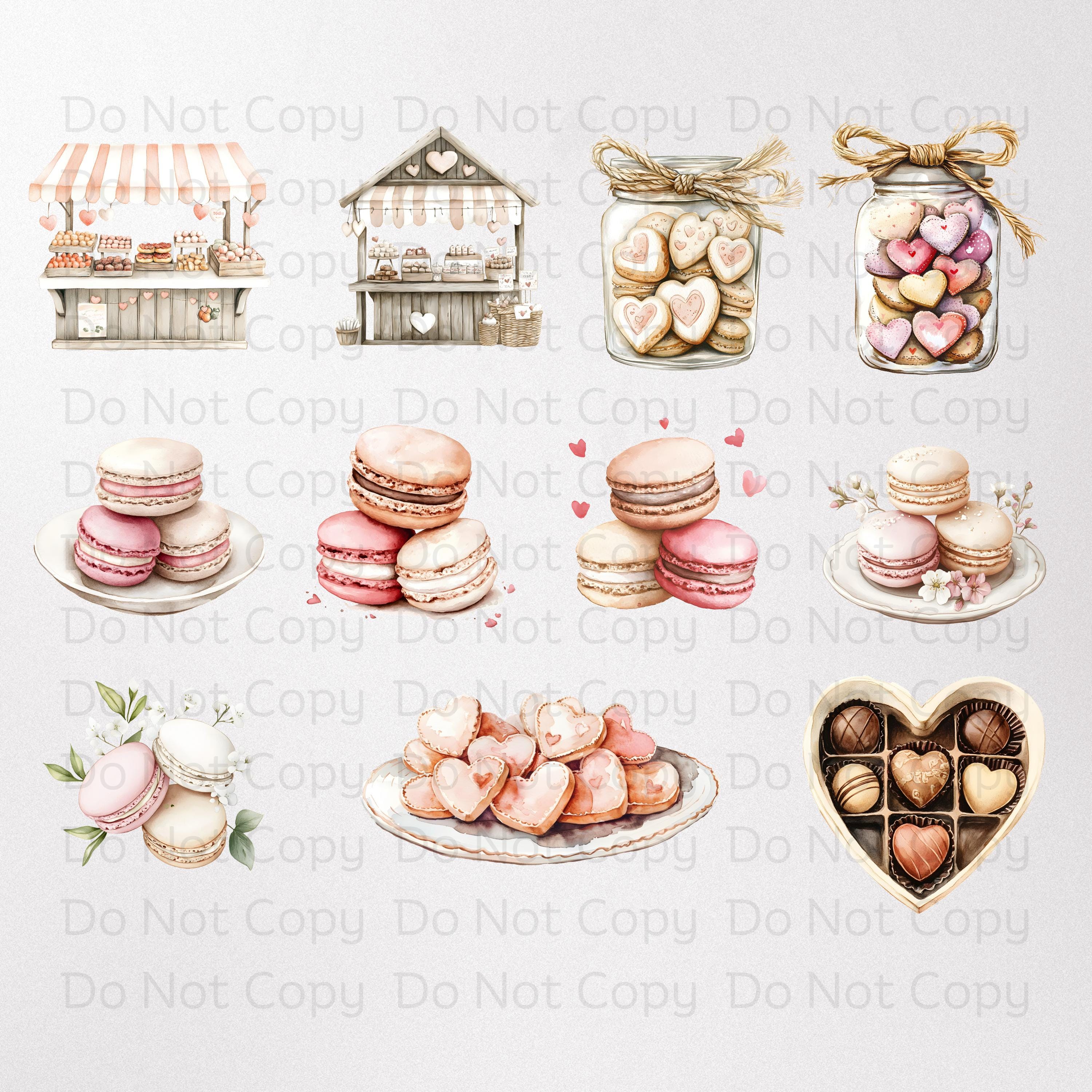 Valentine Sweets Clipart Bundle, Valentine's Day Images, 20 PNG Files ...